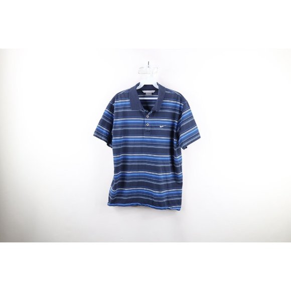 Nike | Shirts | Vtg Nike Mens Large Travis Scott Mini Swoosh Striped ...